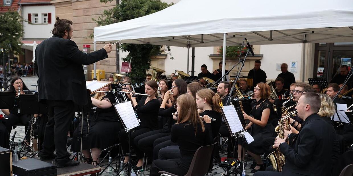Blasorchester Kasendorf stimmt Kulmbach aufs Bierfest ein