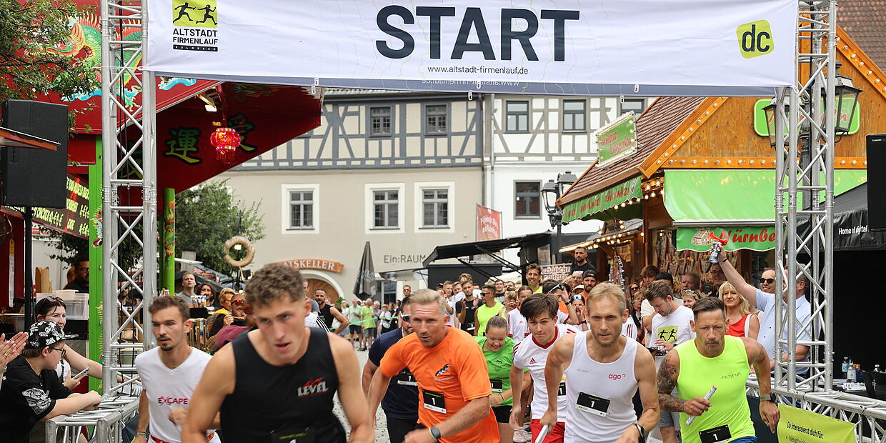 Firmenlauf zum Altstadtfest: Sportlicher Sonntag in Kulmbach
