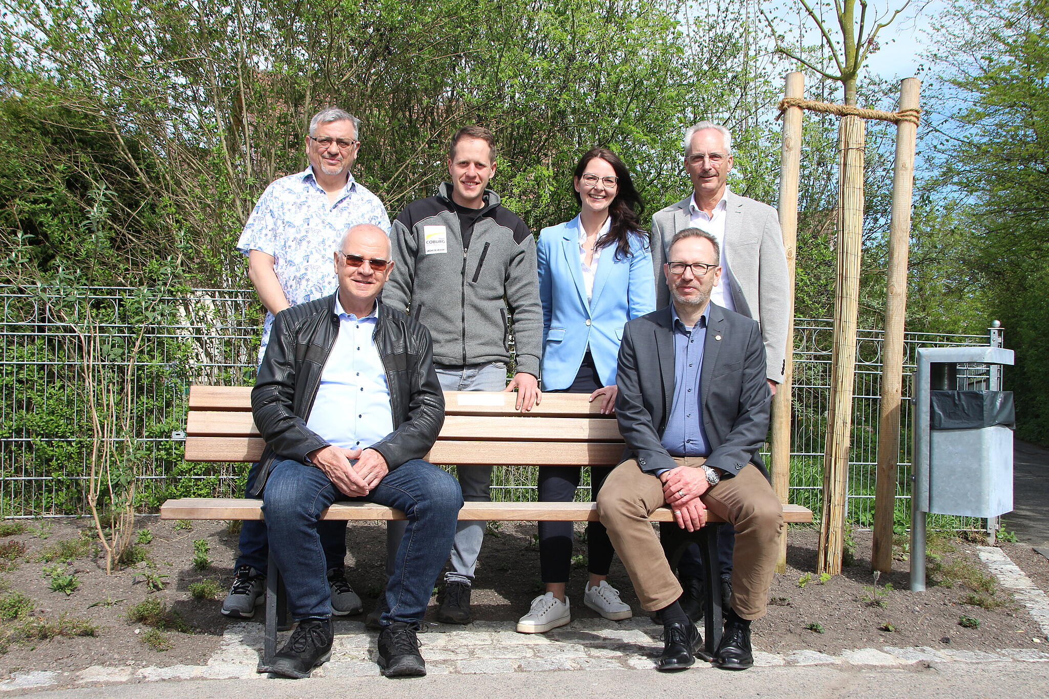 Neue Bänke Richtung Cortendorf