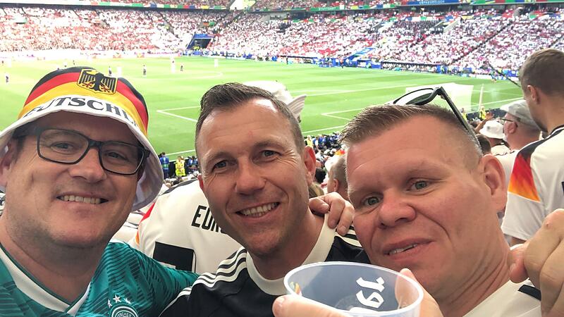 Kronacher beim Deutschland-Spiel gegen Ungarn