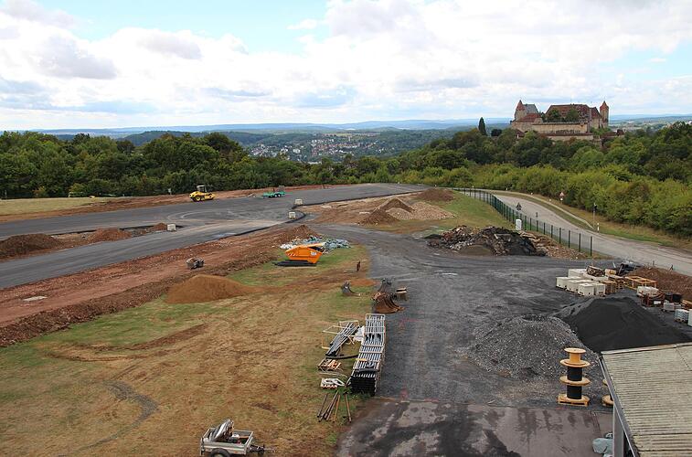 Endspurt auf Coburgs höchster Baustelle