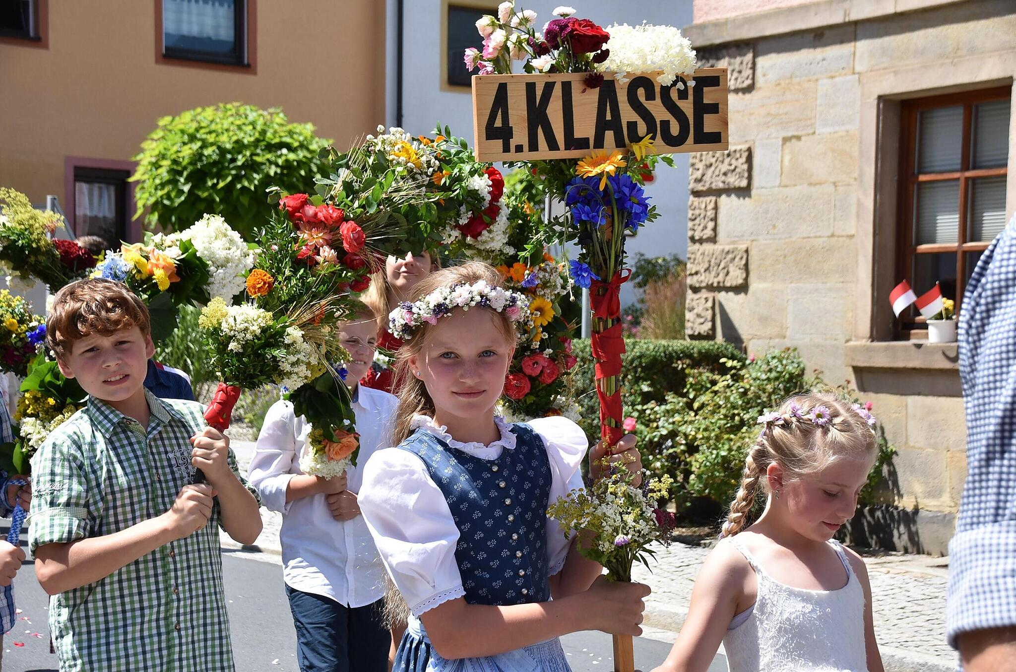 Kasendorfer Kinder feiern das Gregorifest in alter Tradition