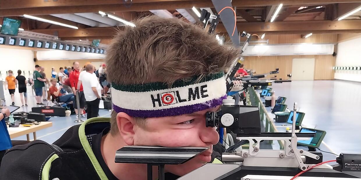 Julian Goll aus Poppenroth bei der Deutschen Meisterschaft