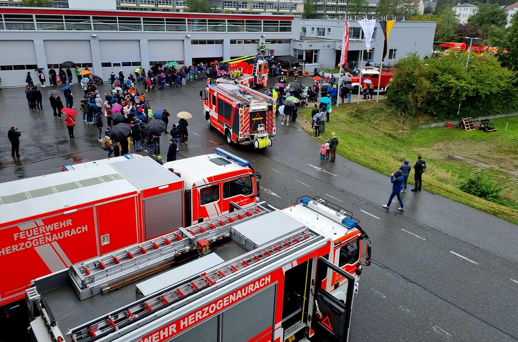Übung der Herzogenauracher Feuerwehr