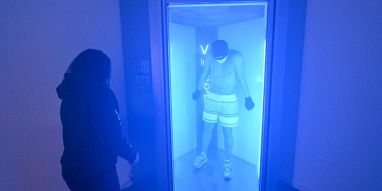 Kältekammer Coldbase Bamberg: Selbstversuch bei minus 85 Grad