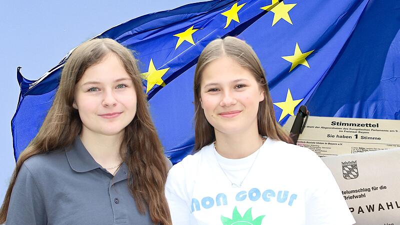 Erstmals zur Wahl: Zwei Jugendliche engagieren sich für Europa