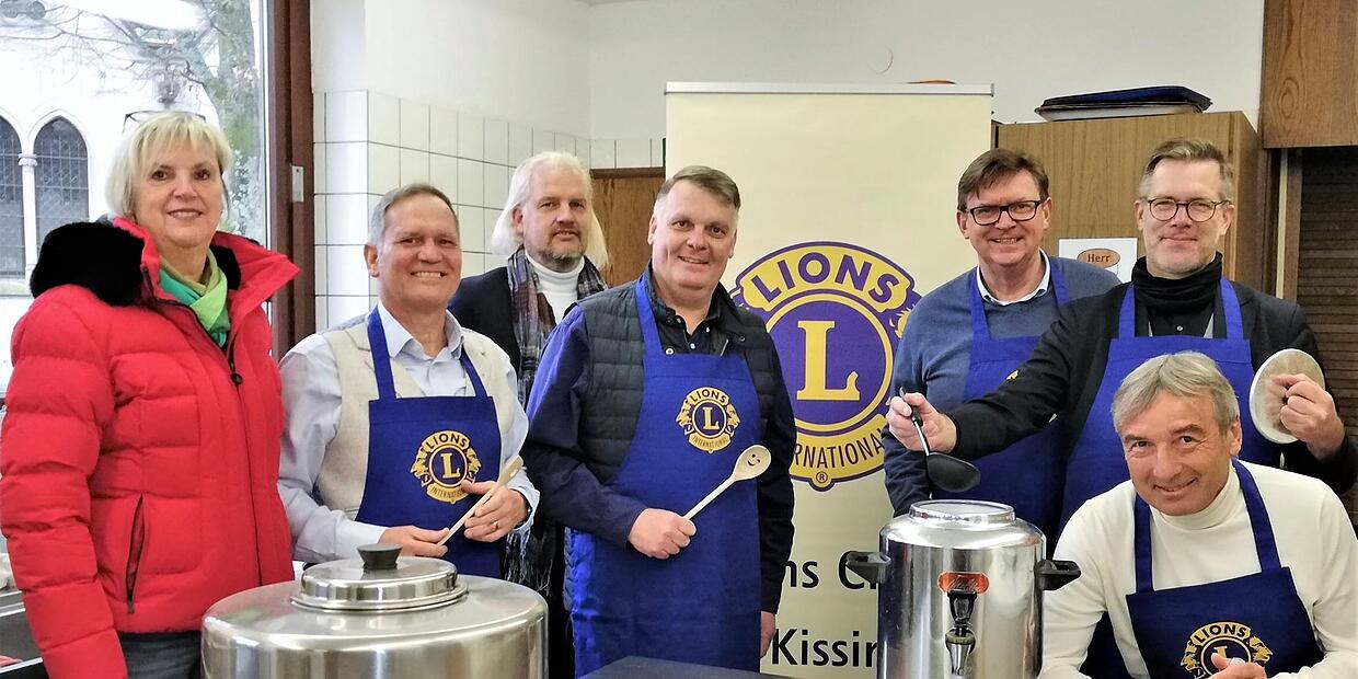 Statt einer Spende organisiert der Lions Club Bad Kissingen erstmals für die Tafel ein ...