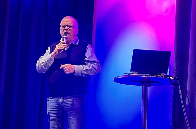 Eberhard Schellenberger in seiner Heimatstadt Zeil