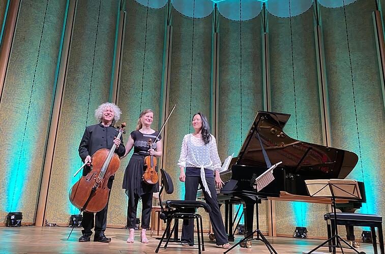 Beim Kissinger Sommer zeigen Veronika Eberle, Steven Isserlis und ...