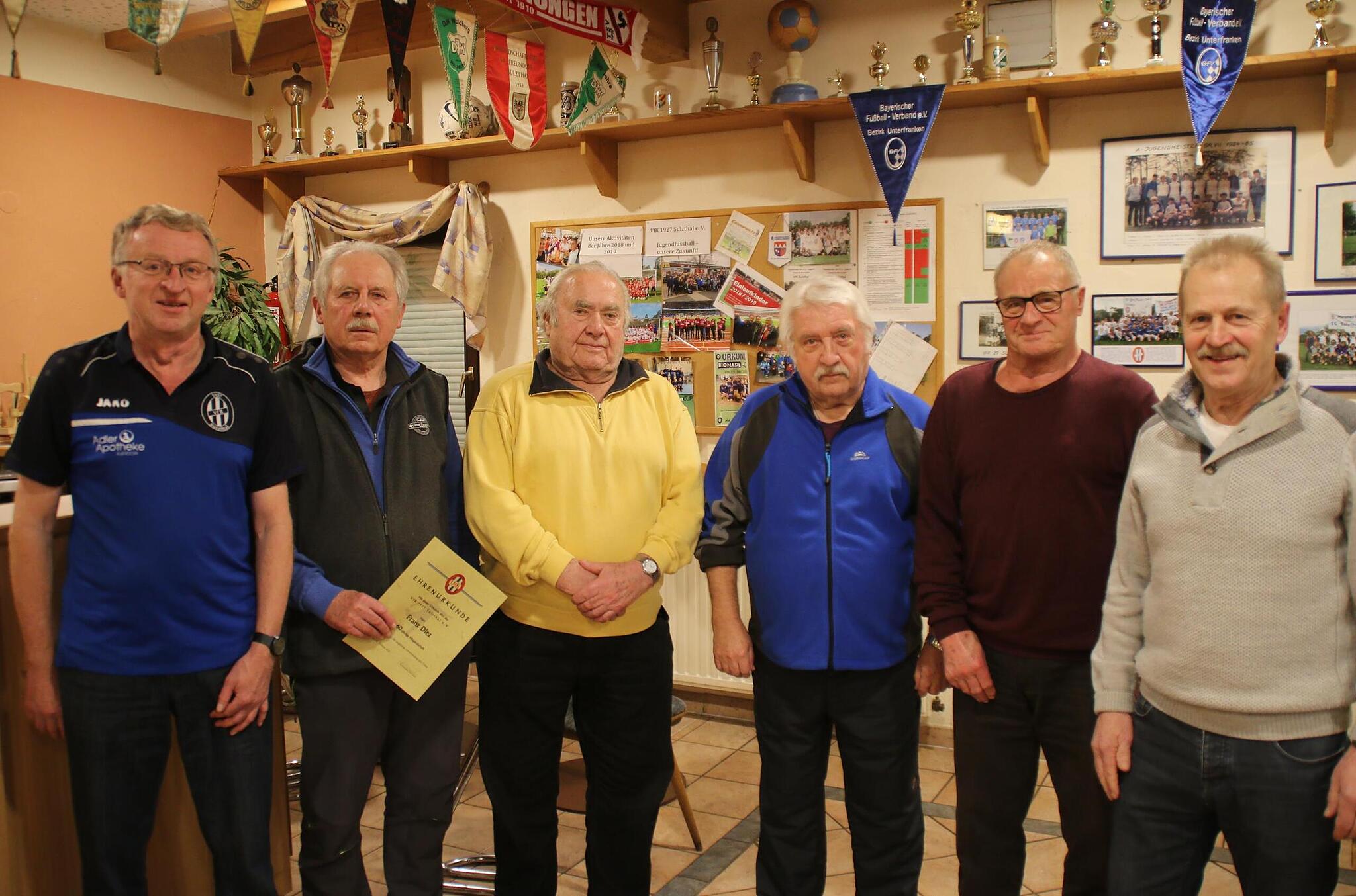 VfR Sulzthal hält seine Jahreshauptversammlung ab.