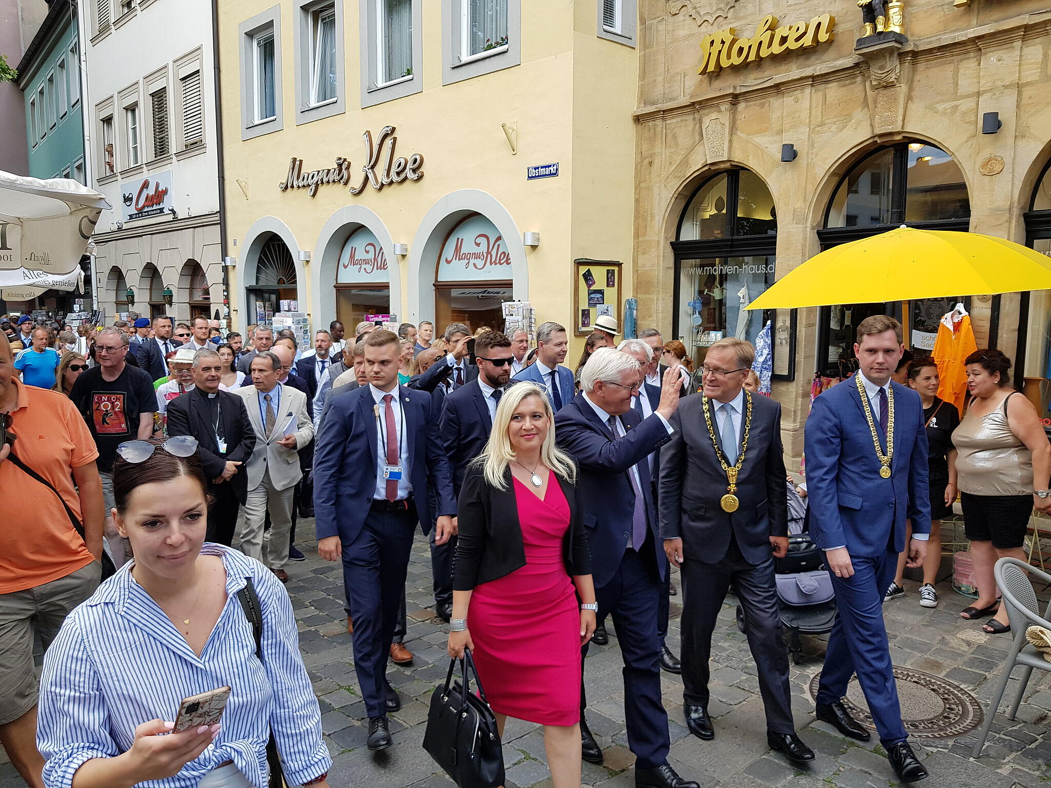 Bundespräsident Frank-Walter Steinmeier in Bamberg: Liveblog vom Besuch ...