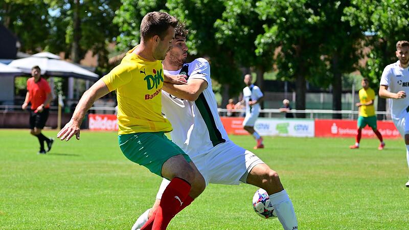 DJK Bamberg und der FC Oberhaid bestreiten in der Fußball-Landesliga ...