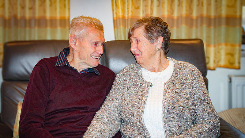 Diamantene Hochzeit: Sofie und Walter Heinickel aus Gauaschach