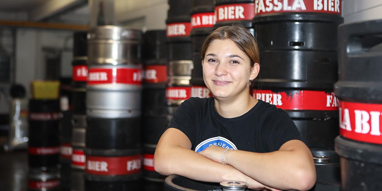 Bamberger Bier-Brauereien: 17-Jährige lässt sich im Fässla zur Brauerin und Mälzerin ausbilden