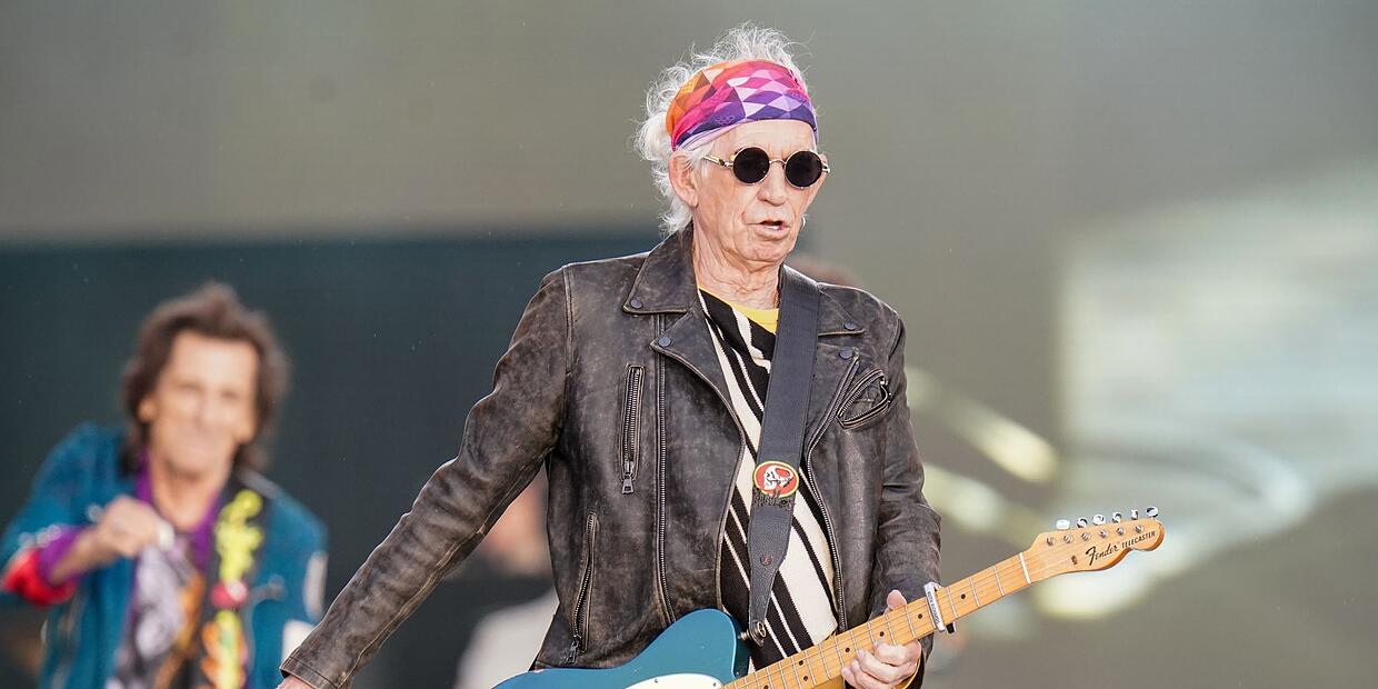 Kultgitarrist Keith Richards wird 80
