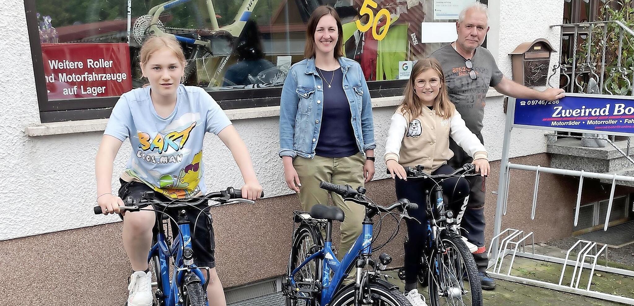 Drei neue Fahrräder