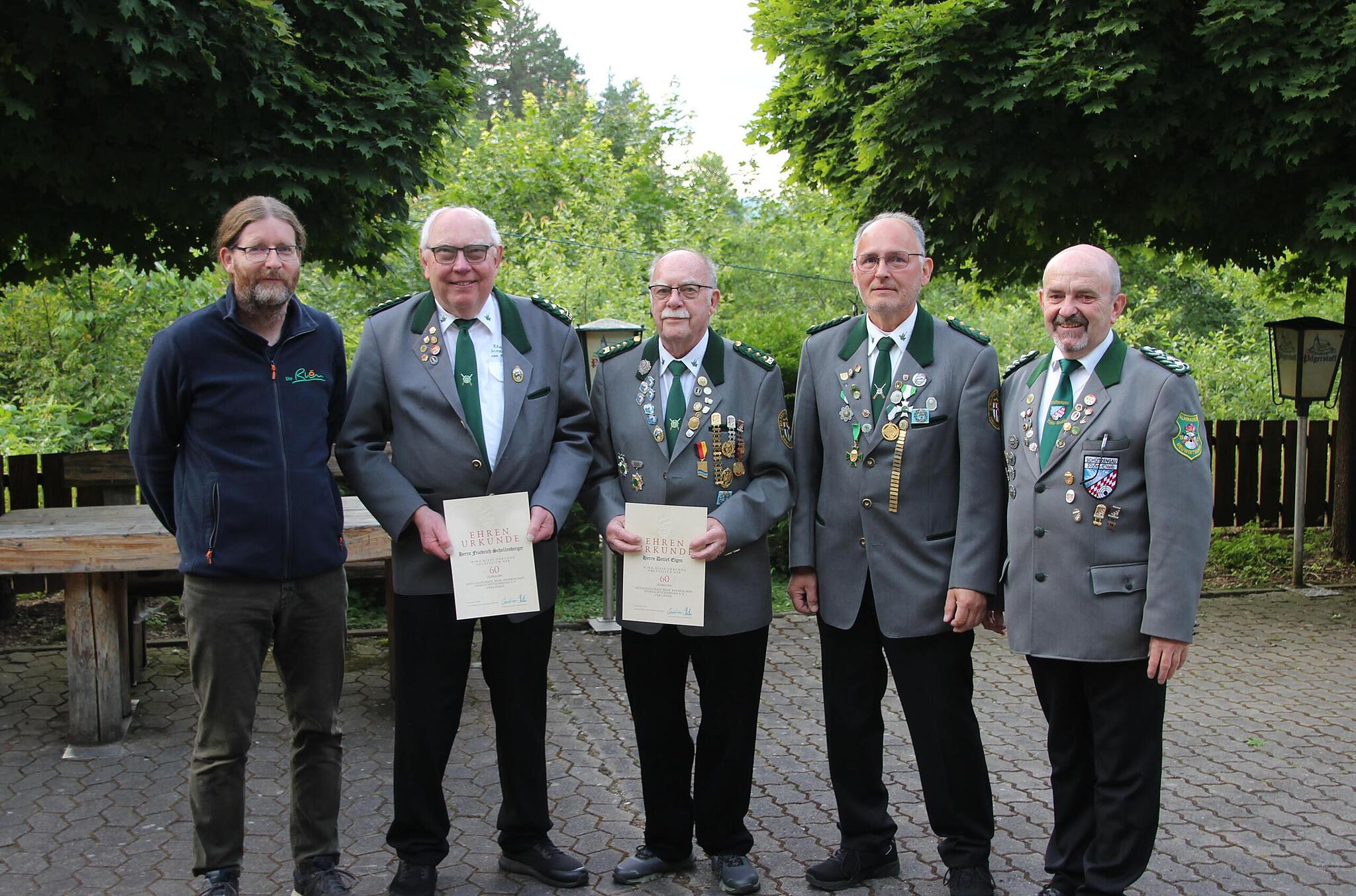 Ehrenschützenmeister feiern ein besonderes Jubiläum