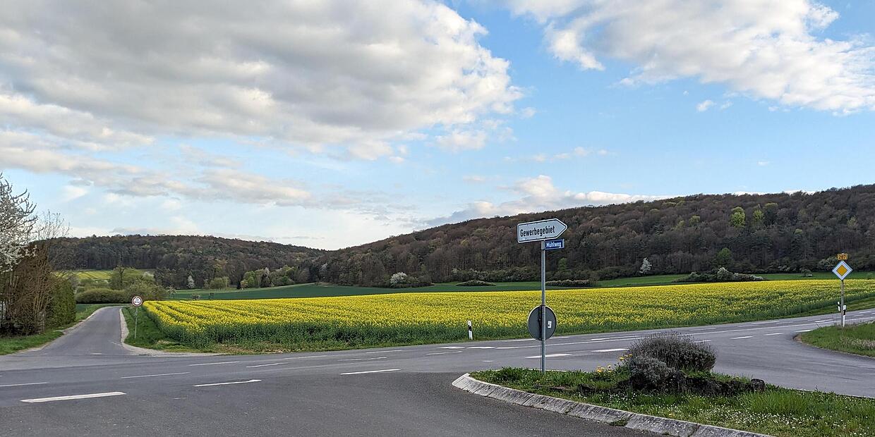Nüdlingen hofft auf Bau eines Kreisels am Ortsausgang B287/Mühlweg