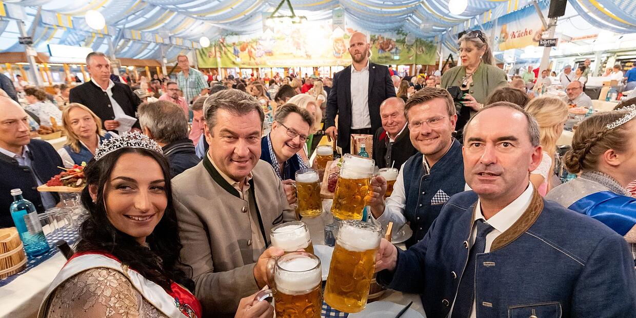 Söder und König eröffnen Nürnberger Herbst-Volksfest