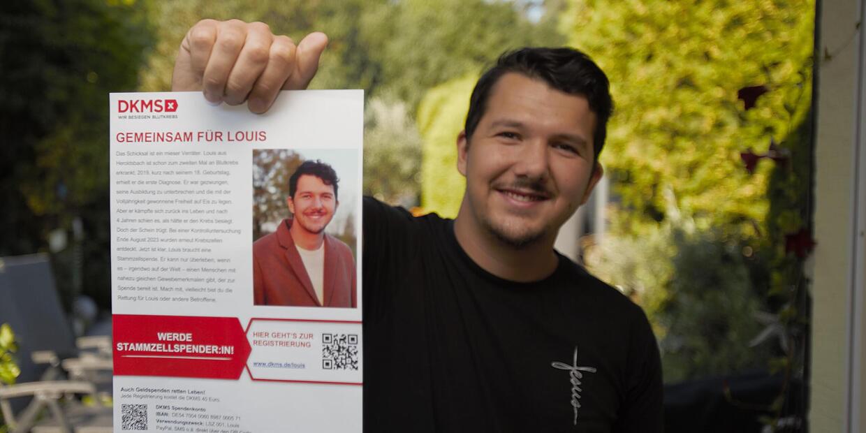 Stammzellenspender gesucht: Louis Scordo aus Heroldsbach hat wieder ...