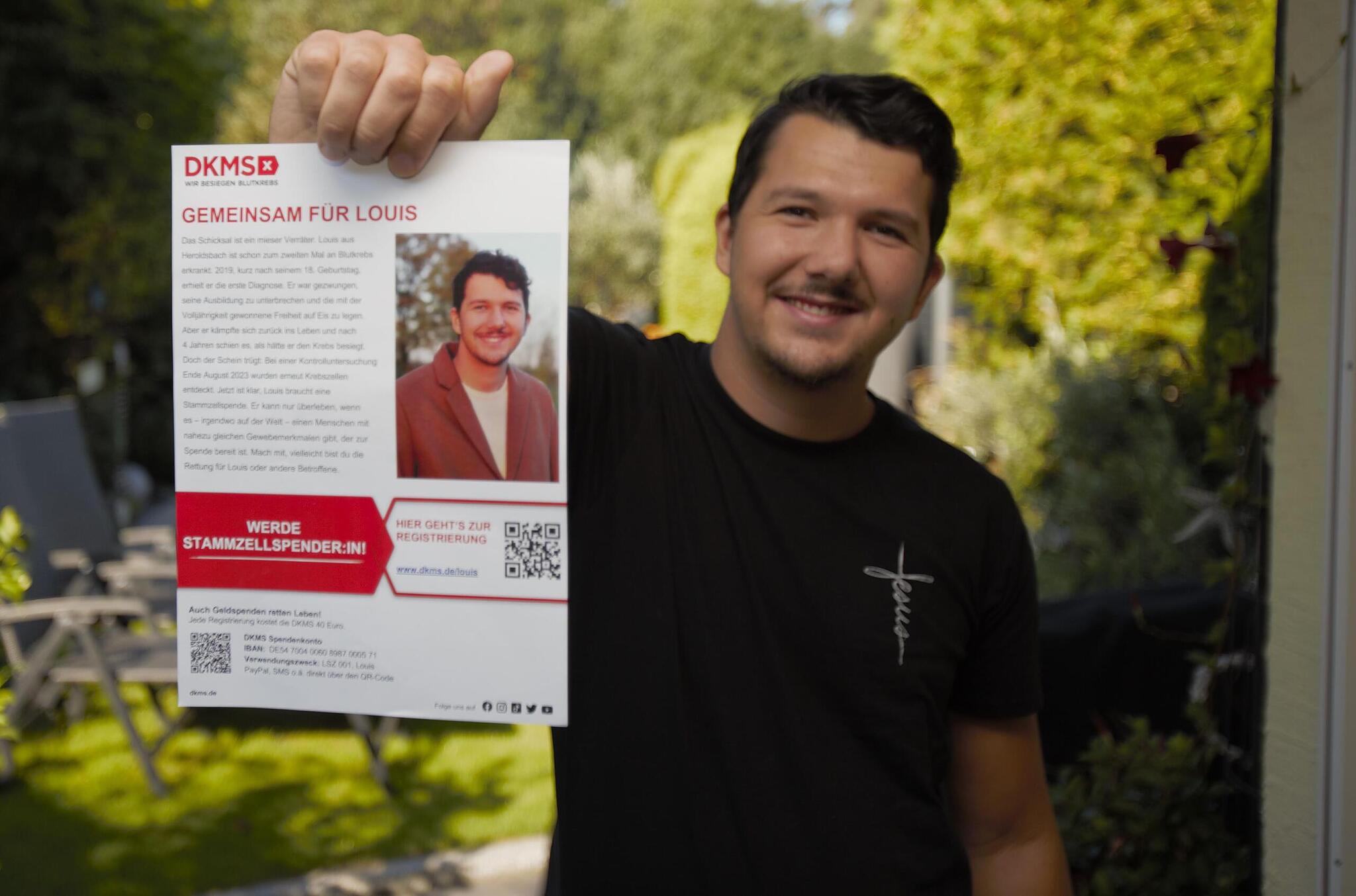 Stammzellenspender gesucht: Louis Scordo aus Heroldsbach hat wieder ...
