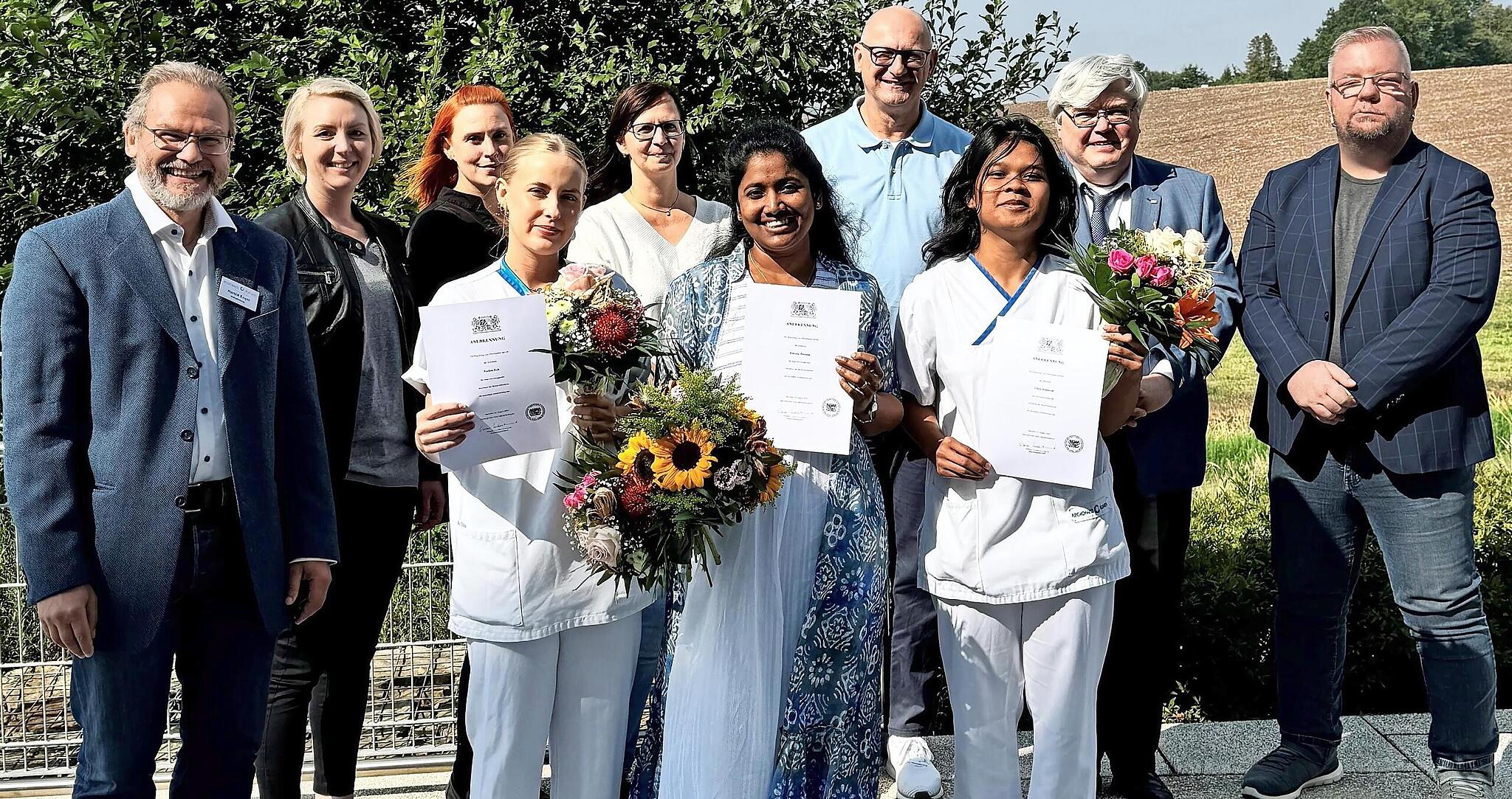 Pflegefachfrauen geehrt