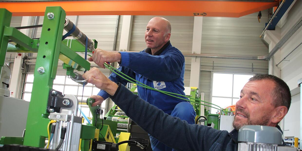 Die Burgkunstadter Gerd Will und Thomas Münch blicken auf ihr Arbeitsleben