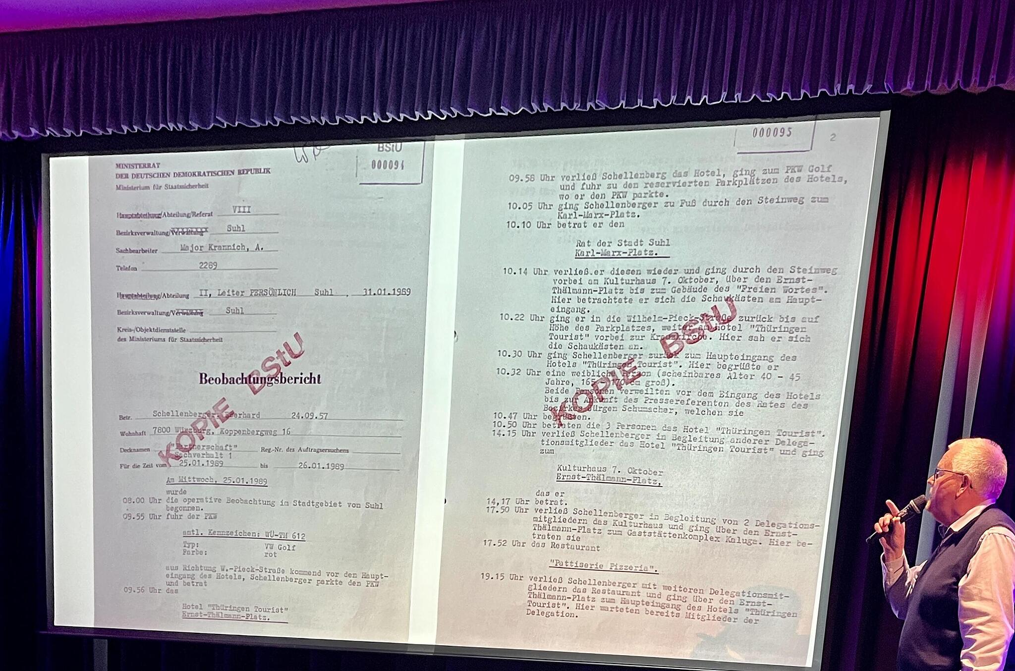 Eberhard Schellenberger in seiner Heimatstadt Zeil